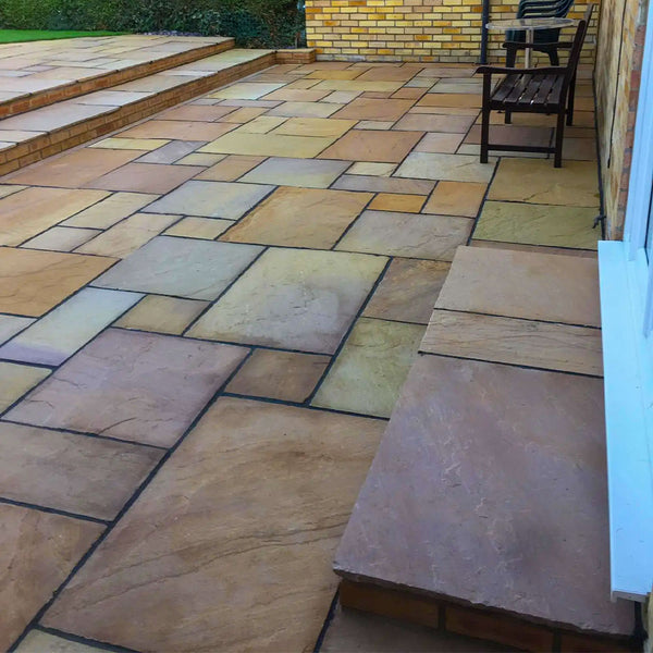 Lalitpur Yellow 600 x 900 x 22mm Sandstone Paving – Ovation Landscaping